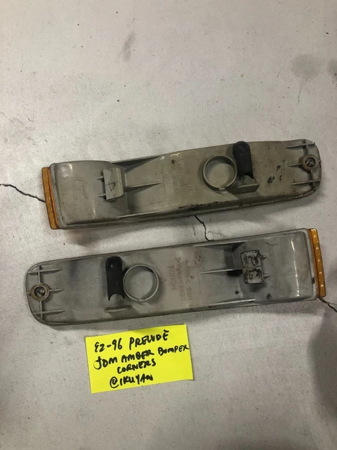 92-96 HONDA PRELUDE BB1 BB4 JDM Front Turn signal Light Amber Bumper ...