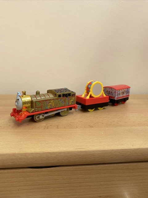 THOMAS & FRIENDS TrackMaster Motorised Golden 75th Anniversary Train ...