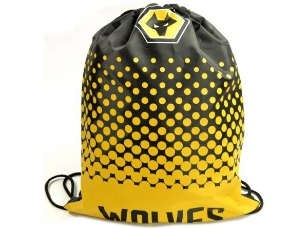 WOLVERHAMPTON WANDERERS FC Gym Bag Football Wolves School Bag £18.79 ...