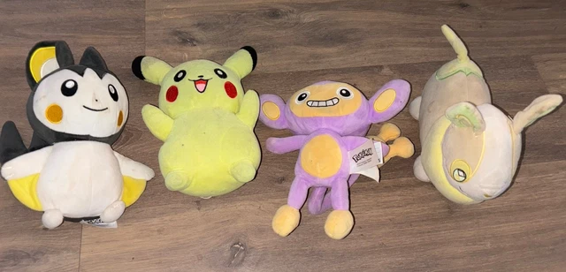 POKEMON SOFT PLUSH Toy Bundle - Pikachu Aipom Yanper Emolga Kids ...