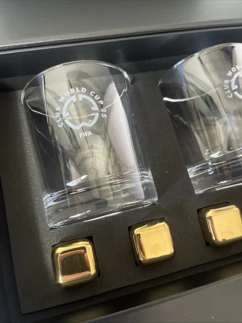 2025 FIFA CLUB World Cup VIP Official Hospitality Gift - Whisky Glasses ...