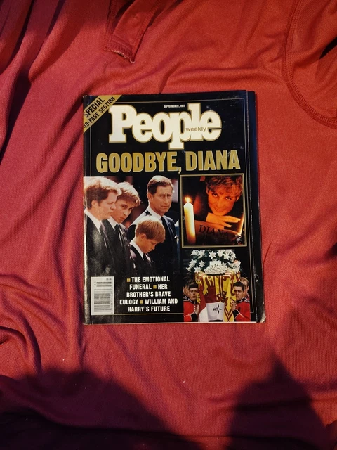 A1 1997 GOODBYE PRINCESS DIANA PEOPLE Magazine Sept 22 Newsstand £13.10 ...