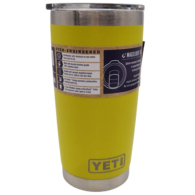 NEW YETI RAMBLER Tumbler 20 oz With Magslider Lid Stainless Steel ...