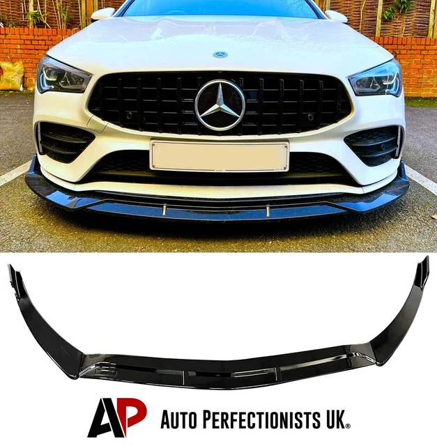 MERCEDES CLA CLASS AMG Line W118 C118 Gloss Black Front Splitter ...