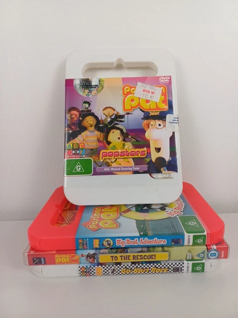 4 X POSTMAN Pat DVDs region 4 popstars big boat adventure to the rescue ...