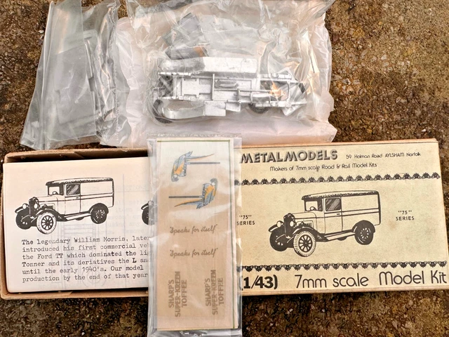 METALMODELS MORRIS COMMERCIAL Delivery Van 1/43 75b Sharp's Toffee New ...