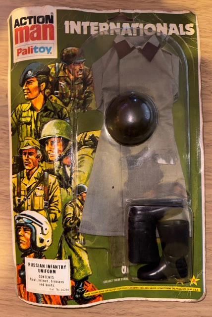 PALITOY 1979 VINTAGE Action Man International Russian Infantry Uniform ...