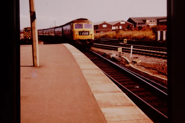 BRITISH RAIL BR Diesel Loco 47285 Darlington Railway Slide Ref 2803 £2. ...