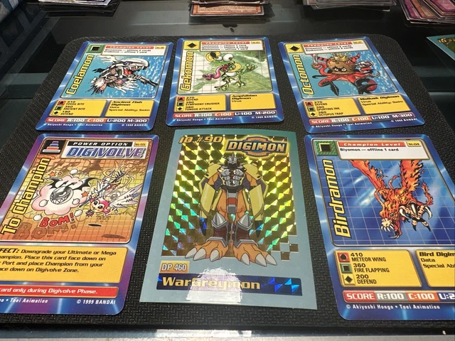BANDAI DIGIMON TRADING Card ID #90 DP460 WarGreymon Exclusive Holo+5 Free Cards $30.00 - PicClick CA