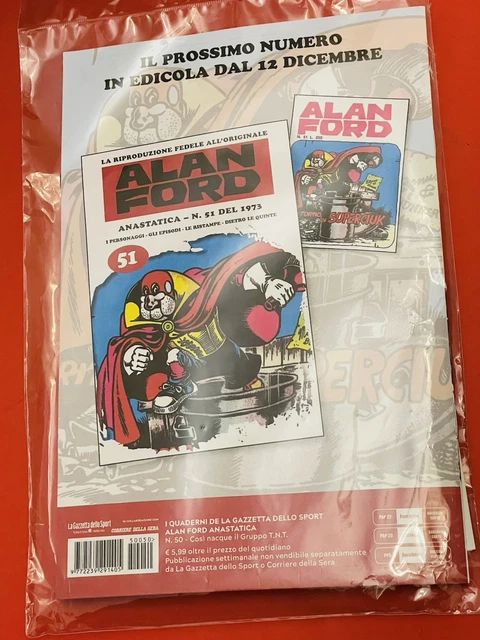 ALAN FORD N.50 Anastatica Gazzetta con manifesto e adesivi nuovo in blister EUR 29,99 - PicClick IT