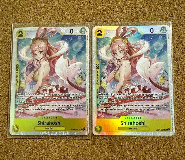 X2 | SHIRAHOSHI EB01-057 SR | Collection commémorative TCG une pièce | Expédition le lendemain ...