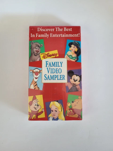 DISNEY FAMILY VIDEO Sampler VHS ANIMATION PROMO RARE OOP - NEW $32.93 ...