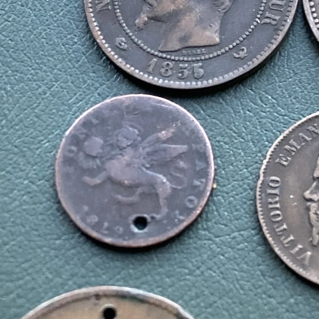 16X PRE 1900 World Coins Lot C Ionian Russia Ottoman Indo Chine Greece ...