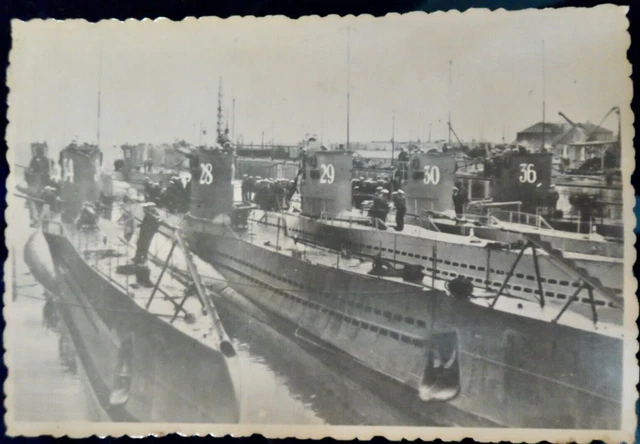 GERMAN PHOTO WW2 ARCHIVE : U-BOATS 28 29 30 36 34 _ KRIEGSMARINE EUR 11 ...