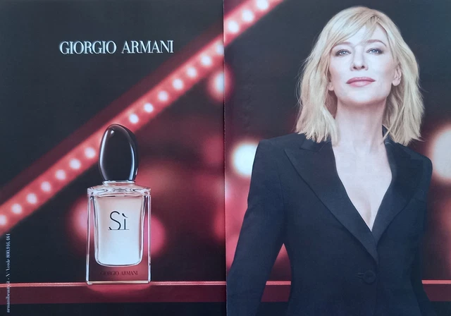 PUBBLICITÀ ADVERTISING ITALIA Clipping 2022 Profumo ARMANI Cate ...