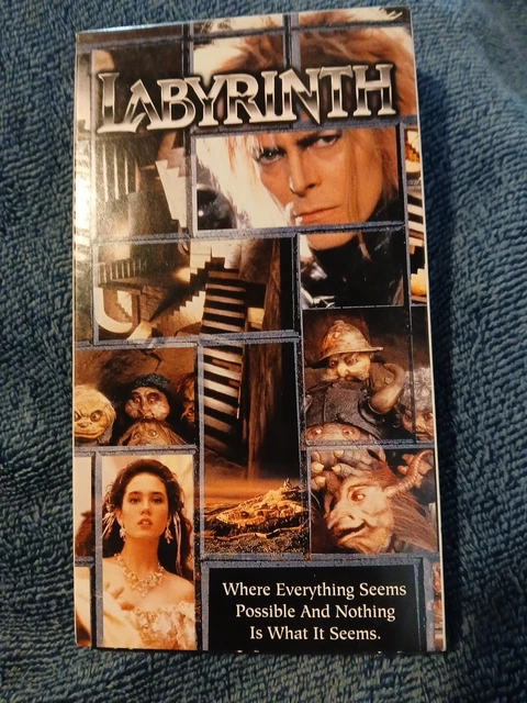 THE LABYRINTH VHS 1999 Cult Classic David Jim Henson Bowie Jennifer ...
