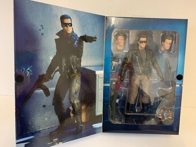 NECA THE TERMINATOR Ultimate Police Station Assault T-800 7" Action ...