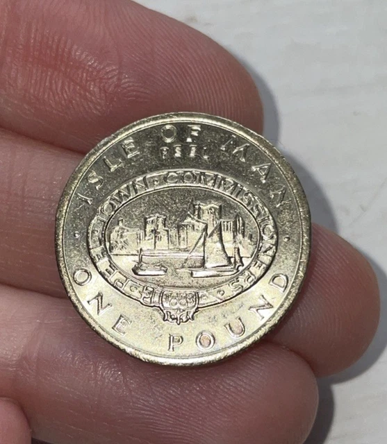 1983 ISLE OF Man £1 One pound coin commissioners RARE £2.75 - PicClick UK