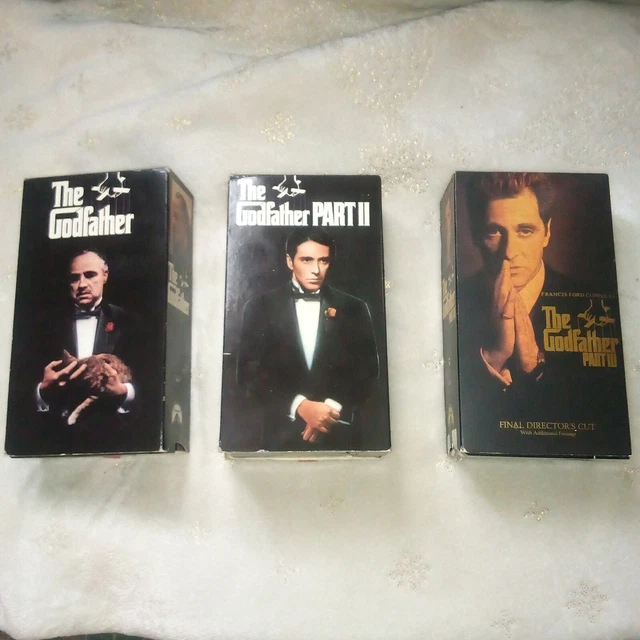 VHS-THE GODFATHER, GODFATHER Part II, Godfather Part III £8.86 ...