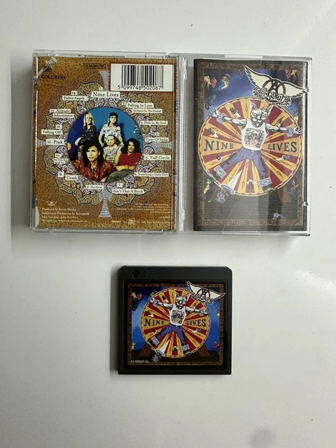 AEROSMITH NINE LIVES album Pre recorded MD Minidisc Minidisk £45.00 ...