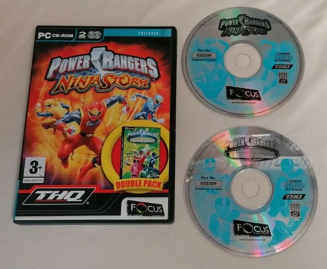 POWER RANGERS NINJA Storm And Time Force Double Pack PC CD-ROM New ...