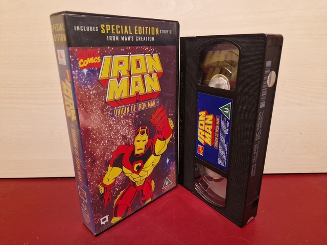 IRON MAN - Origin of Iron Man - Special Edition - PAL VHS Video Tape ...