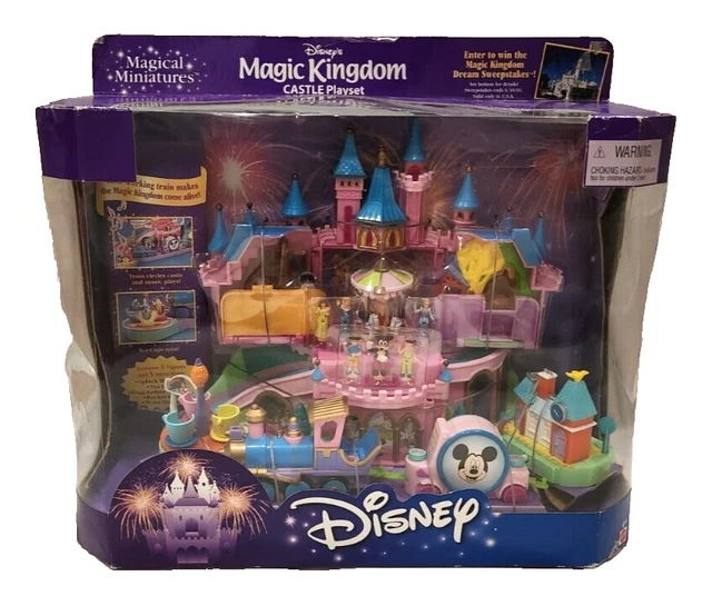 DISNEY MAGIC KINGDOM Castle Playset Magical Miniatures NEW SEALED ...