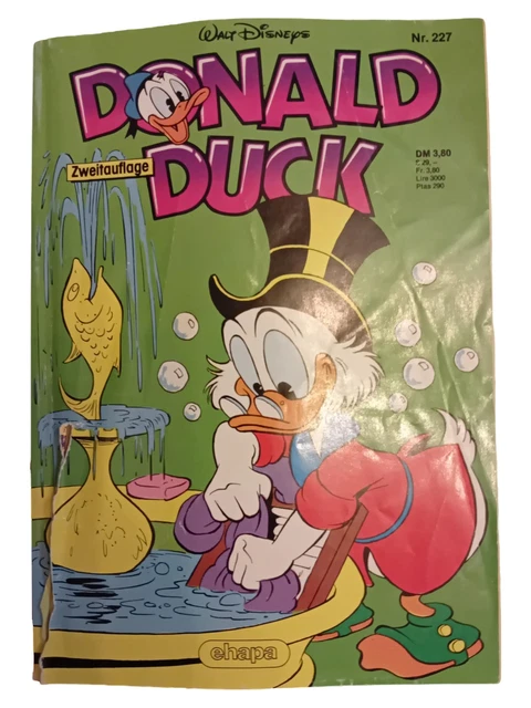 WALT DISNEY DONALD Duck Comic 227 Zweitauflage Ehapa Dagobert Duck EUR ...