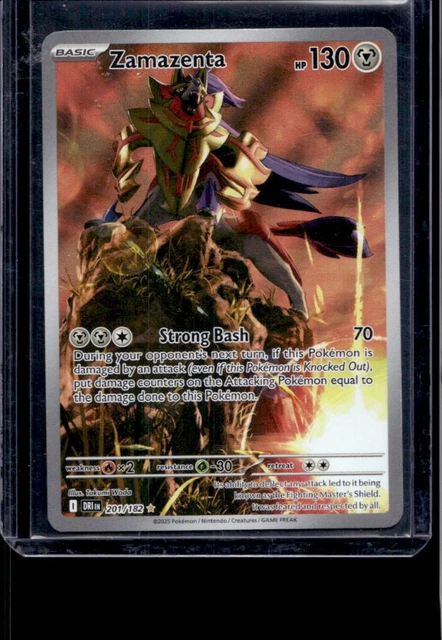 2025 POKEMON SV Destined Rivals Zamazenta #201/182 £0.73 - PicClick UK