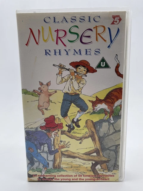 CLASSIC NURSERY RHYMES Channel 5 Vhs Video Tape 60 Timeless Favourites ...
