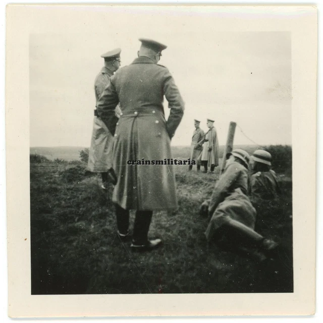 ORIG. FOTO GENERAL von Rundstedt und Erich Hoepner bei Übung OPPELN ...