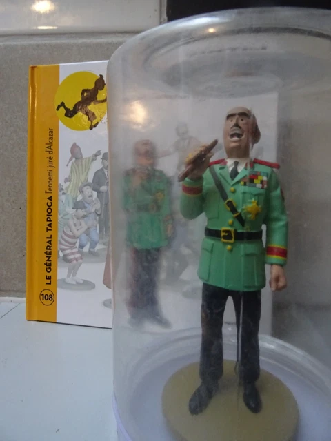 FIGURINE TINTIN N° 108 LE GENERAL TAPIOCA collection officielle EUR 110 ...