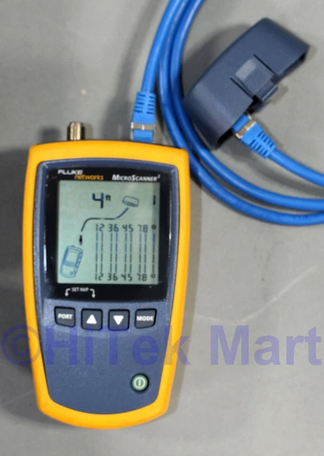 FLUKE MS2-100 KIT MS2-KIT reti tester verificatore cavi microscanner ...