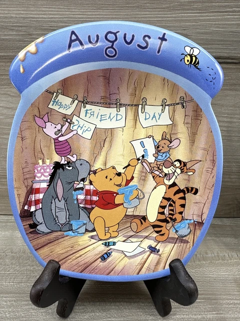 BRADFORD EXCHANGE DISNEY Winnie the Pooh Whole Year Through August ...