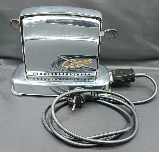 ANCIEN GRILLE-PAIN OMÉGA 1950's Toaster Electroménager Vintage Inox ...