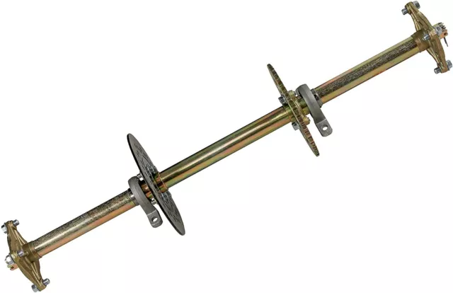 COMPLETE 25MM 810MM Go Kart Rear Axle Kit For Drift Trike ATV Quad ...