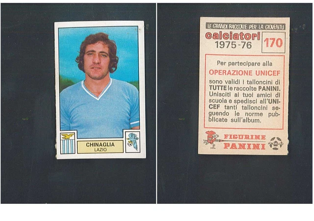 FIGURINA CALCIATORI PANINI 1975-76 N.170 Chinaglia (Lazio) Nuova da Bustina EUR 4,30 - PicClick FR