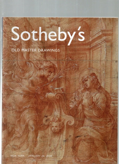Sothebys New York Auction Catalogue Old Master Drawings January 26th