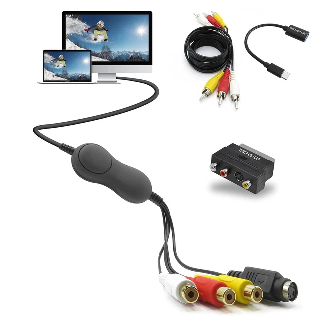 TECHSIDE CONVERTISSEUR VHS Analogique Numérique Full Mac/PC 2024 ...