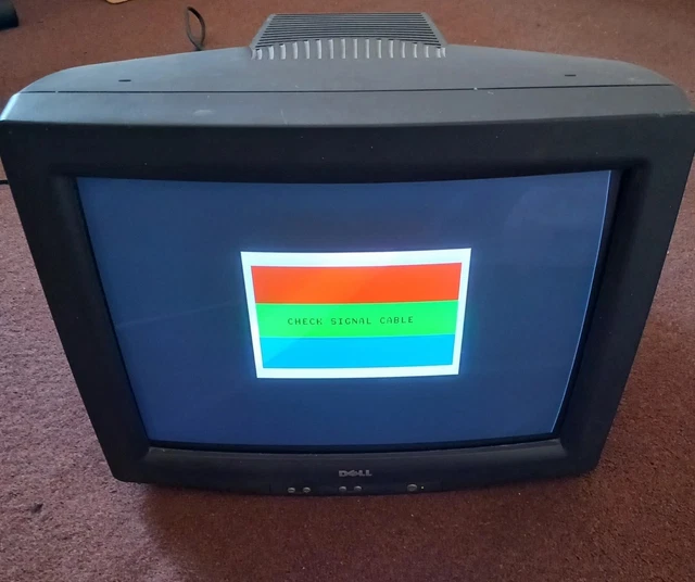 DELL CRT MONITOR E773p 17" Inch VGA 1024x768 Computer Screen Vintage ...