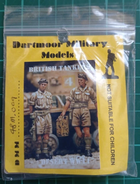 DARTMOOR MILITARY MODELS 1)48 White Metal RAF Desert Ground Crew £7.00 ...