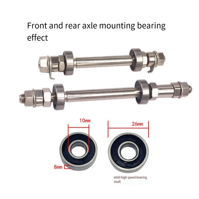 FRONT AND REAR Bike Axle Quick Release Tools Set with 6000 Series ...