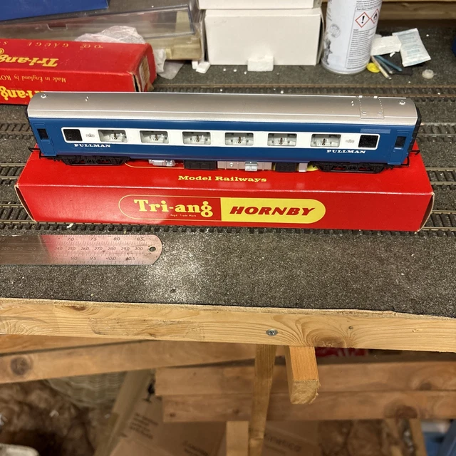 TRIANG BLUE PULLMAN Centre Coach Ex Cond Boxed £47.10 - PicClick UK