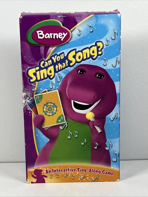 BARNEY VHS CAN You Sing That Song VHS 2005 An Interactive Sing-along ...