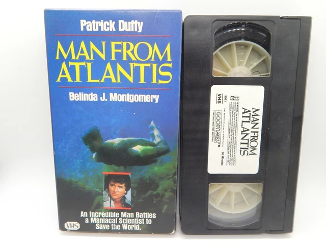 3A VHS MAN FROM ATLANTIS Patrick Duffy 1977 Television Movie Science ...