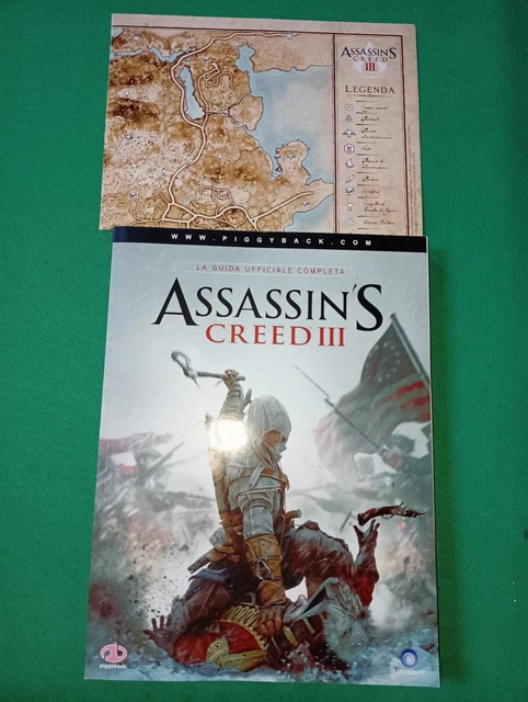 GUIDA UFFICIALE ASSASSIN'S Creed 3 Piggyback Completa Mappa Ottime ...