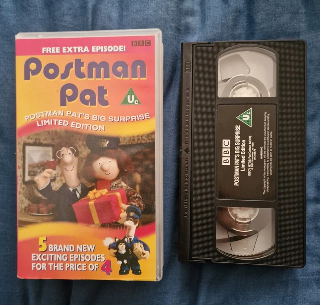 POSTMAN PAT - Postman Pat's Big Surprise - Bbc Édition Limitée Vhs EUR ...