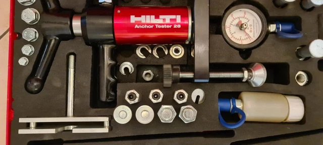 HILTI HAT 28M Ankle Anchor Tester Anchor Tester Complete Set Superb ...