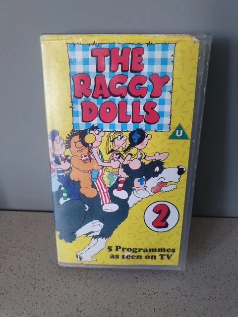THE RAGGY DOLLS 2 VHS Video Tape Rare by playbox 4 episodes 55 minutes ...