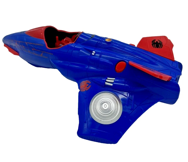SPIDER-MAN RED AND Blue 15 Inch Hypersonic Spider Jet Marvel Hasbro ...